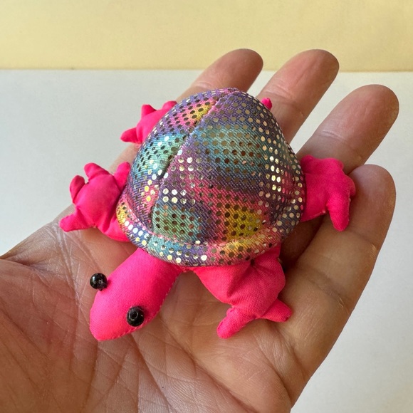 Handmade | Toys | Sand Turtle Pink Holographic Rainbow | Poshmark